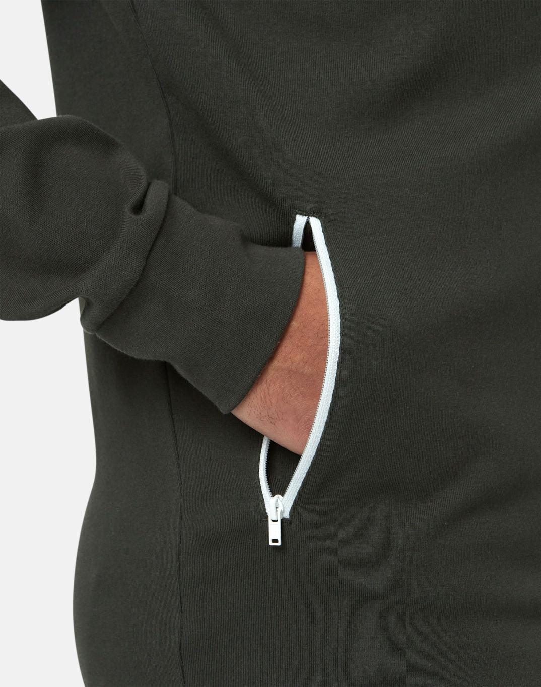 Chill Zip Hoodie in Khaki – Gym+Coffee Australia